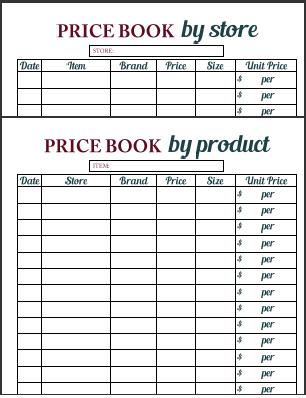 PricebookPages | Stewardship at Home