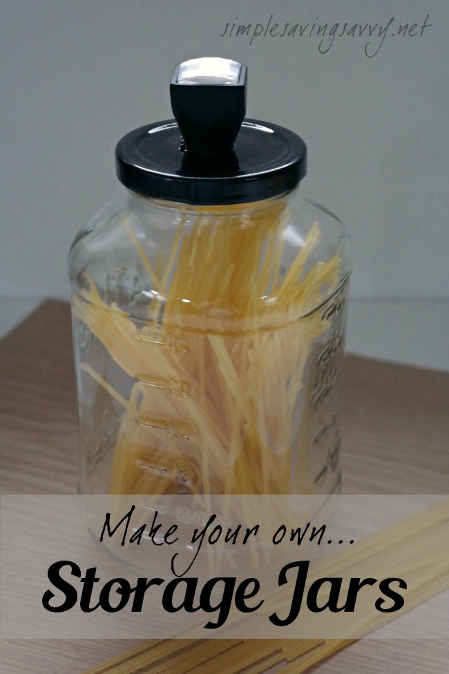 DIY Storage Jars | A Recycled Jar Craft | Stewardship at Home
